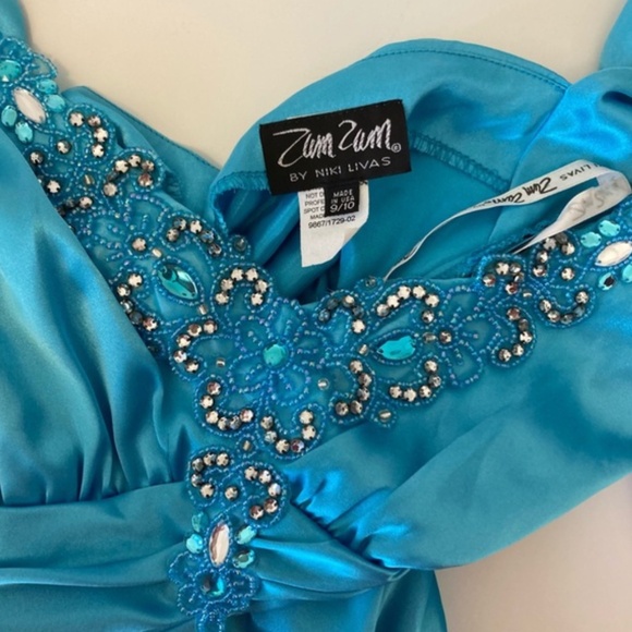 Zum Zum by Niki Livas | Dresses | Vintage Early 200s Niki Livas Blue ...